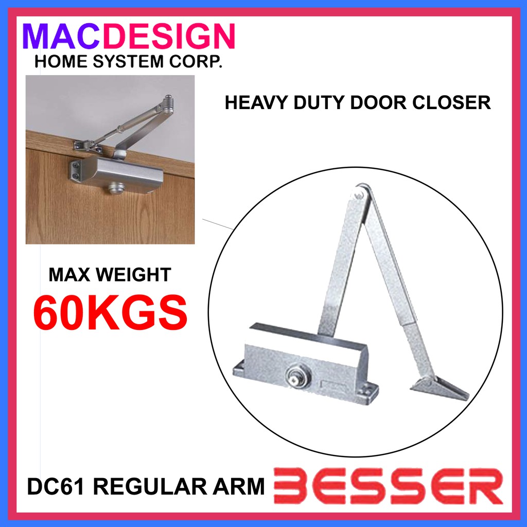 BESSER DC61 Door Closer EN3 WITH REGULAR ARM | Shopee Philippines