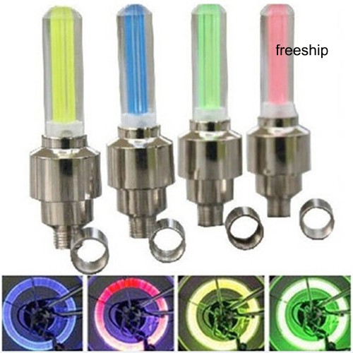 Free① 1 Pc Bike Car Tyre Tire Valve Wheel Lights Bulbs | Shopee Philippines