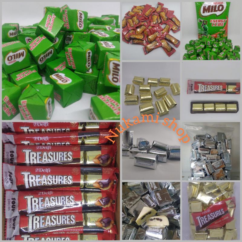 Milo Cub / treasure almond / treasure cookies / cheweez | Shopee ...