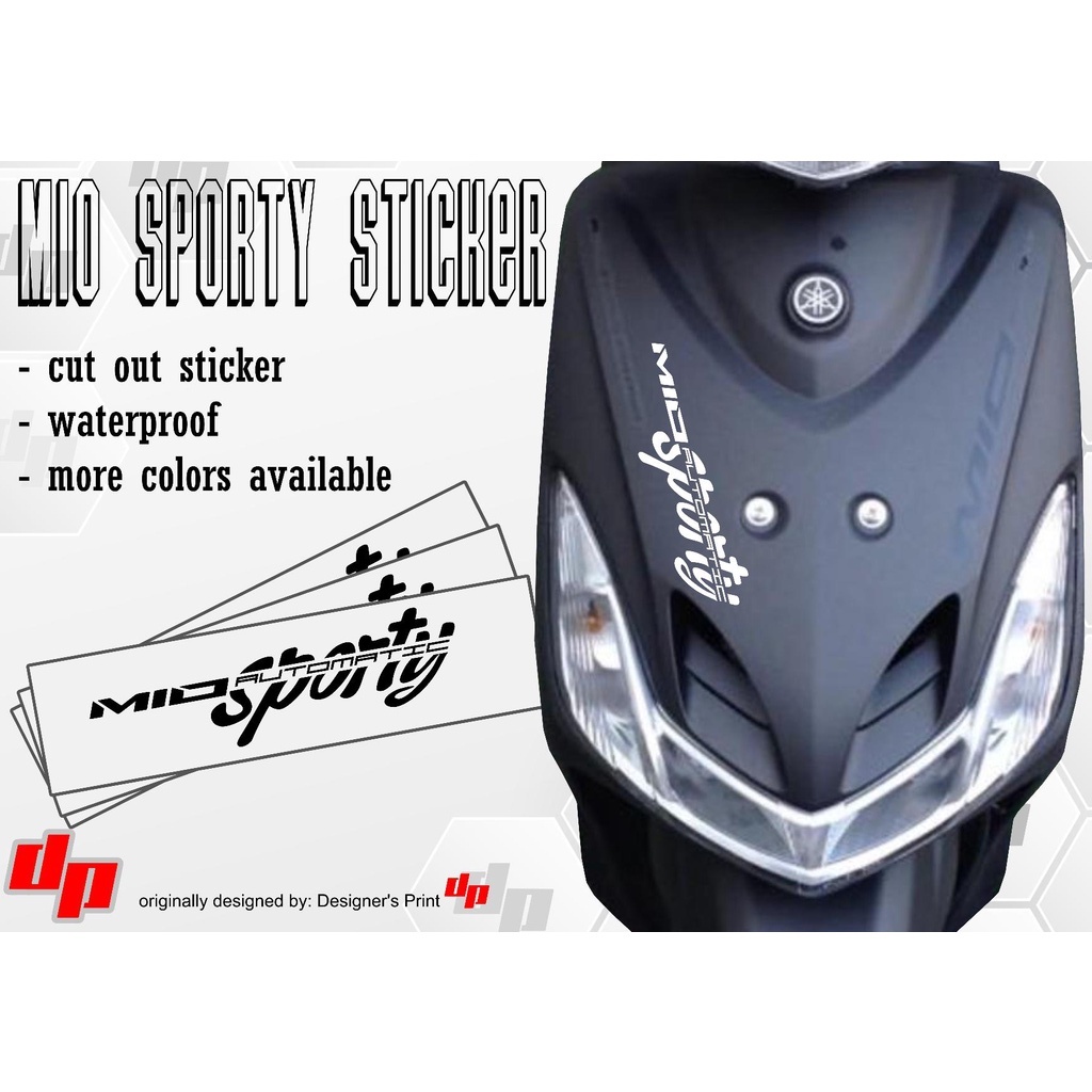 Yamaha Mio Sporty Sticker - Cut Out Sticker, Waterproof Sticker ...