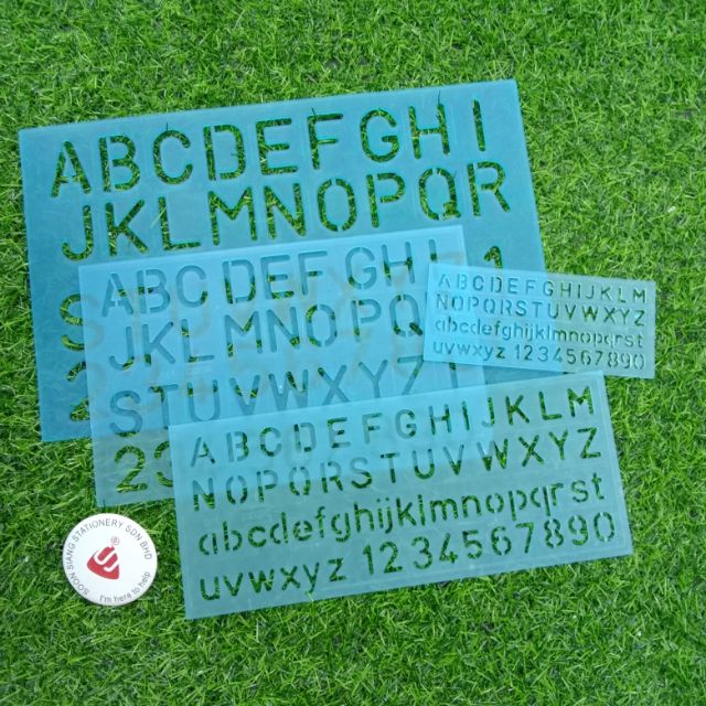 Stencil Ruler Alphabet 710/720/730/750/740 | Shopee Philippines