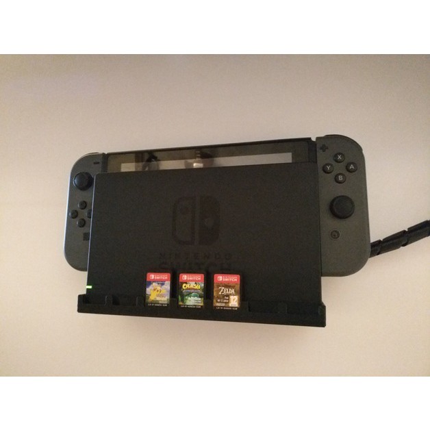 Nintendo Switch Wall Mount Charging Dock Stand Holder - 3d printing ...