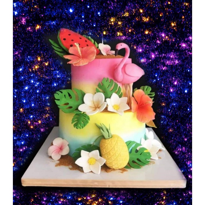 (model#2) hawain theme edible topper | Shopee Philippines