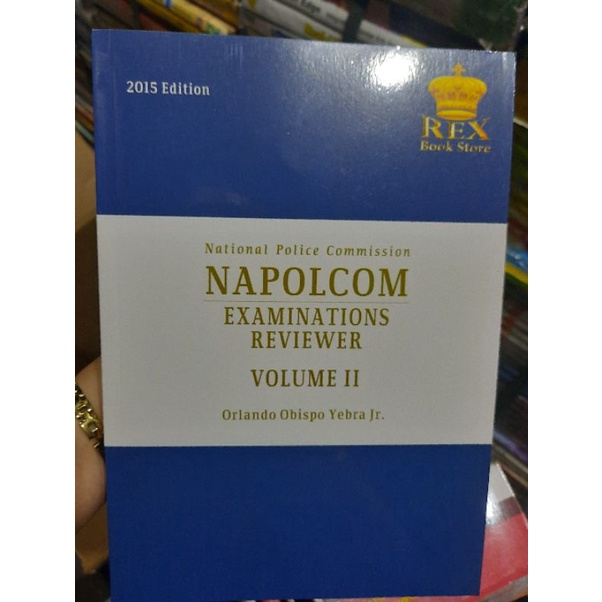 Napolcom Examination Reviewer Volume II Rex | Shopee Philippines