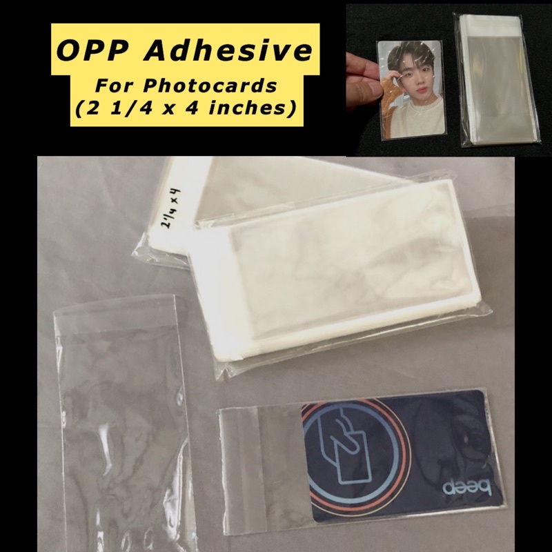 OPP Plastic for REF Magnets and PHOTOCARDS packaging | Shopee Philippines