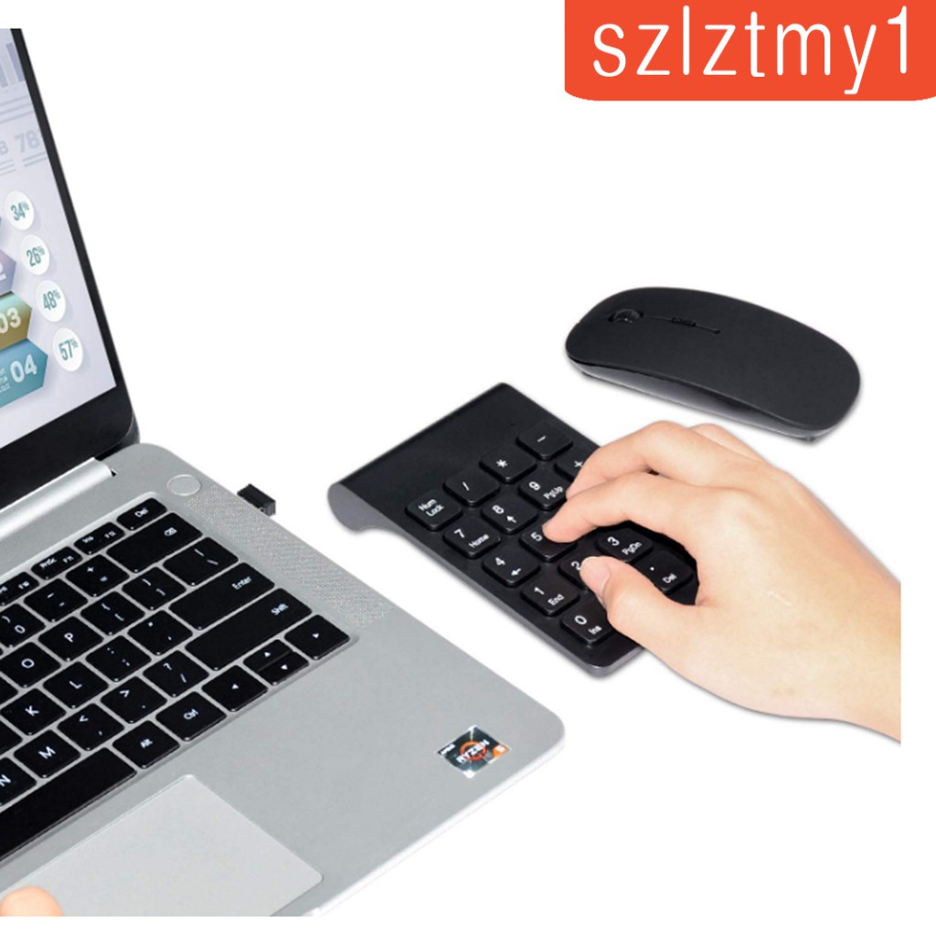 Low Price2.4G Numeric Keypad Wireless Keypad with Mouse for Laptop ...