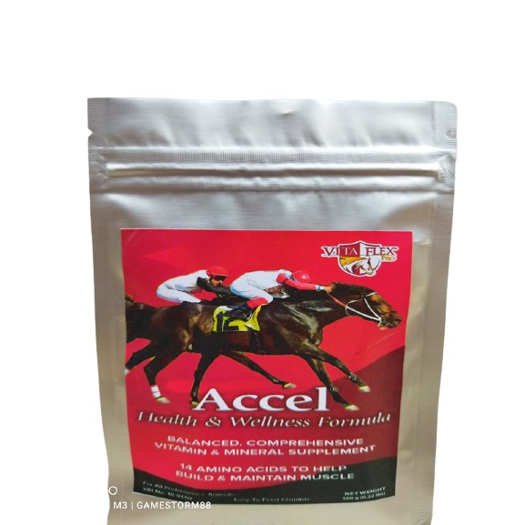 50 Grams Accel Vitaflex Health Wellness Formula for Gamefowl Rooster ...