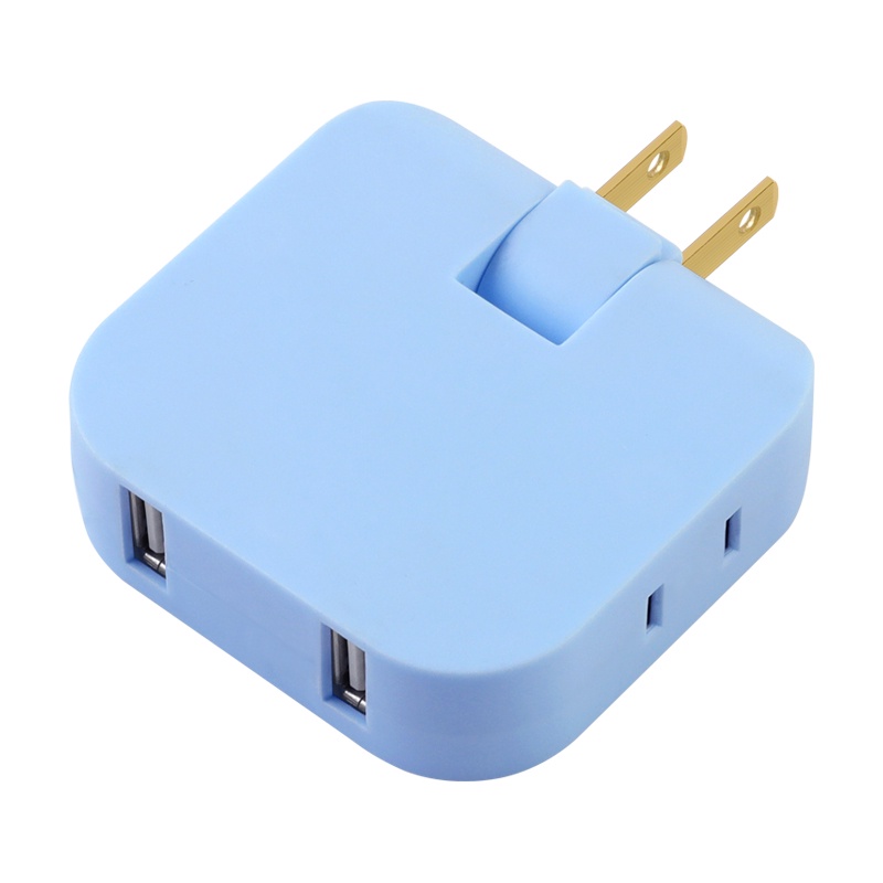 3 in 1 Extension Plug Adapter Foldable, 2-Prong Swivel Ac Adapter,Mini ...