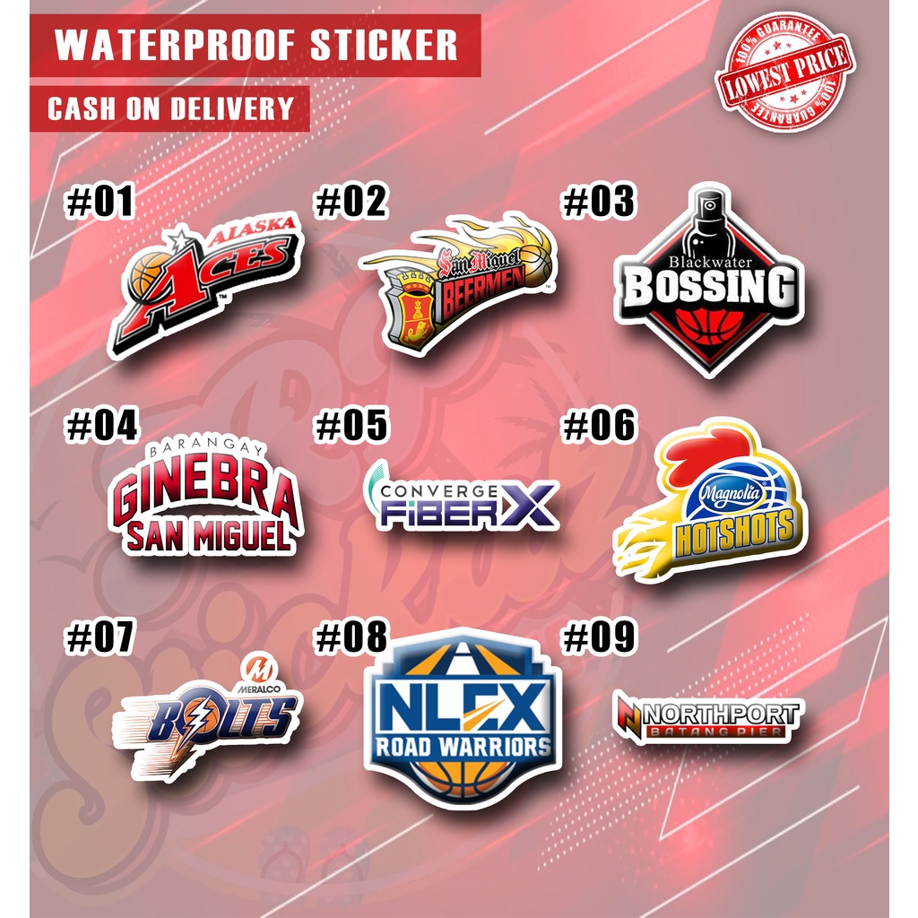 Philippine Basketball Association (PBA) Logos | Hologram / Vinyl | JRP ...