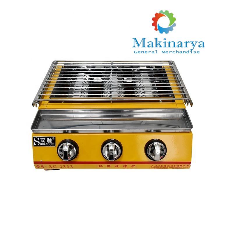 MAKINA Gas Griller Roaster BBQ Grill standard (yellow) LPG 2 and 3 ...