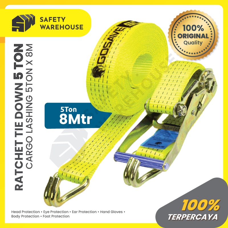 Ratchet Tie Down 5ton x 8M/Cargo Lashing 2" Webbing Cargo Lashing ...