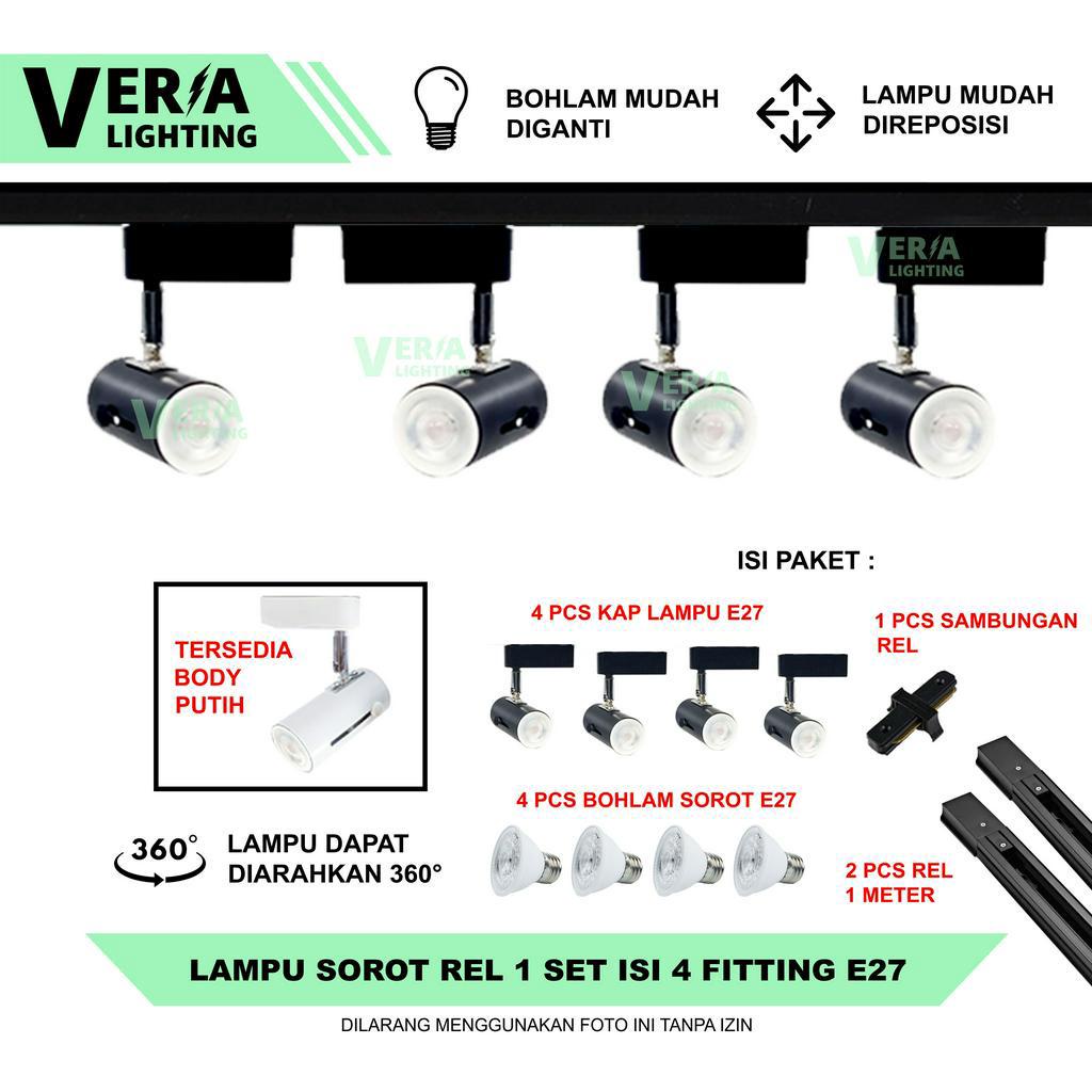 Package Of 4 Sets Of LED Track Light Rell 2 Meters Tracklight Spotlight ...