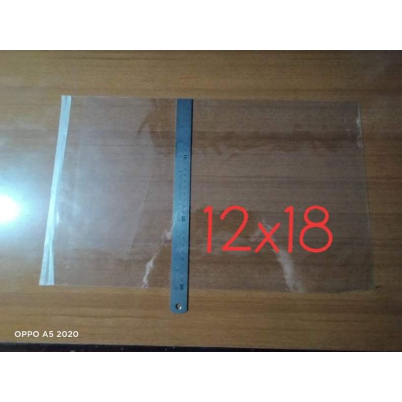 big size Opp clear plastic with adhesive 100pcs/pack | Shopee Philippines