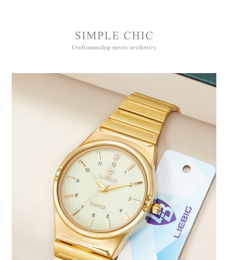 LIEBIG Watch For Women Waterproof Original Woman Gold Silver With Box ...