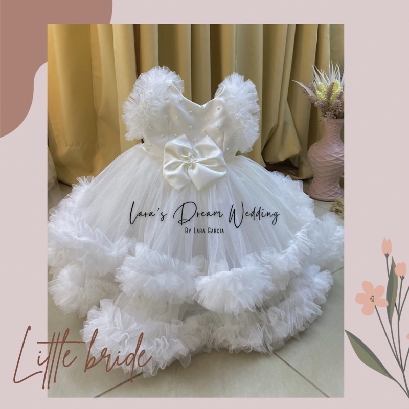 Little Bride raffles Gown AFFORDABLE | Shopee Philippines