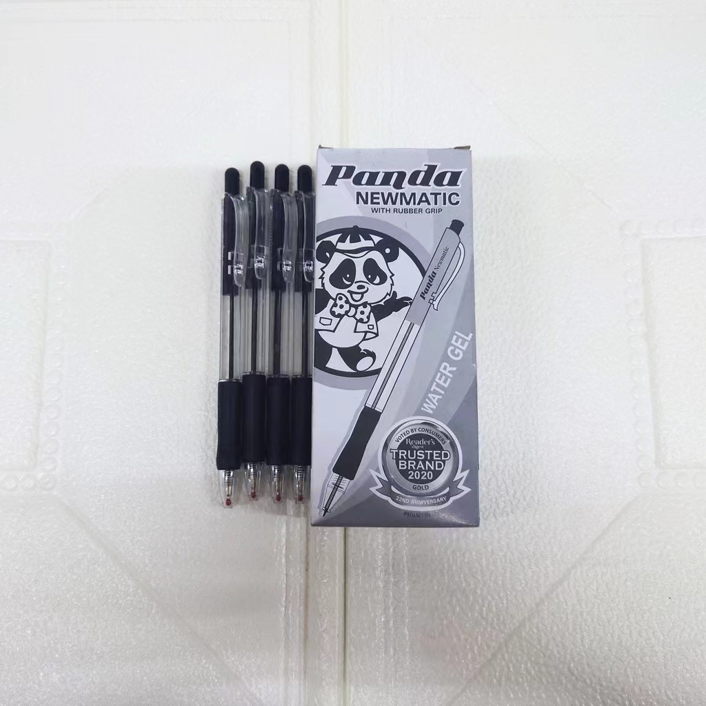 Original PANDA NEWMATIC with rubber grip water gel pen retractable ...