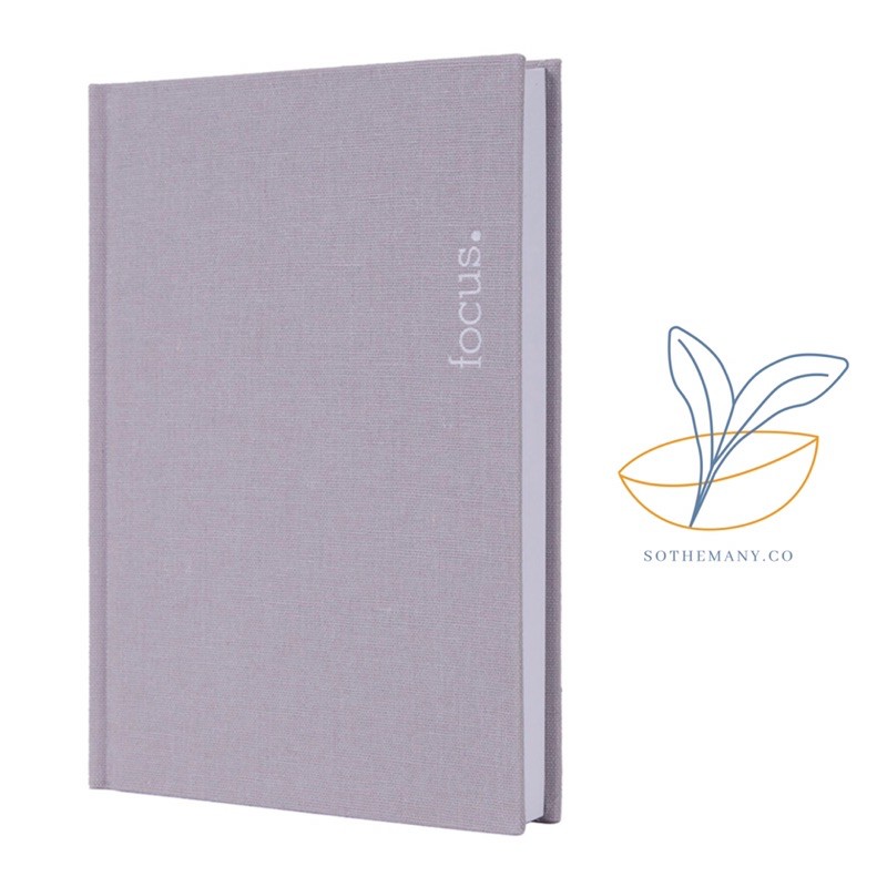 A5 Focus Journal Notebook Linen AUSTRALIAN BRAND | Anko (Kmart) | Hard ...