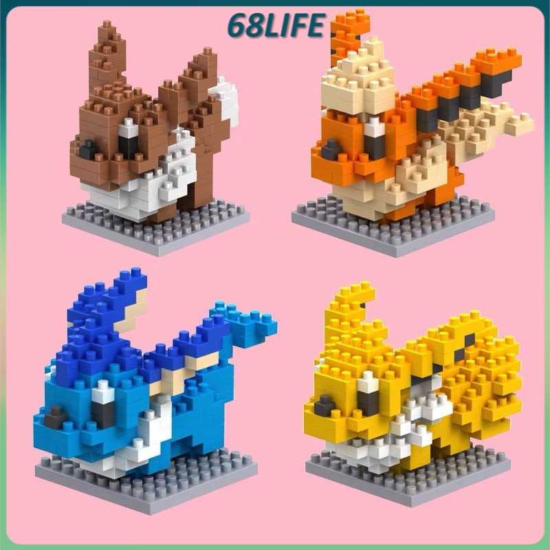 Pokemon Series Block Pikachu Nano Block DIY toys poke ball Selected ...