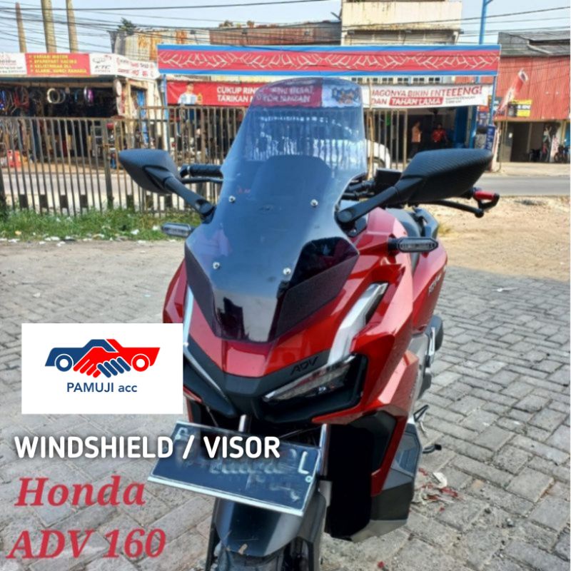 Visor/windshield NEW ADV 160 ADV 150 thick and sturdy | Shopee Philippines