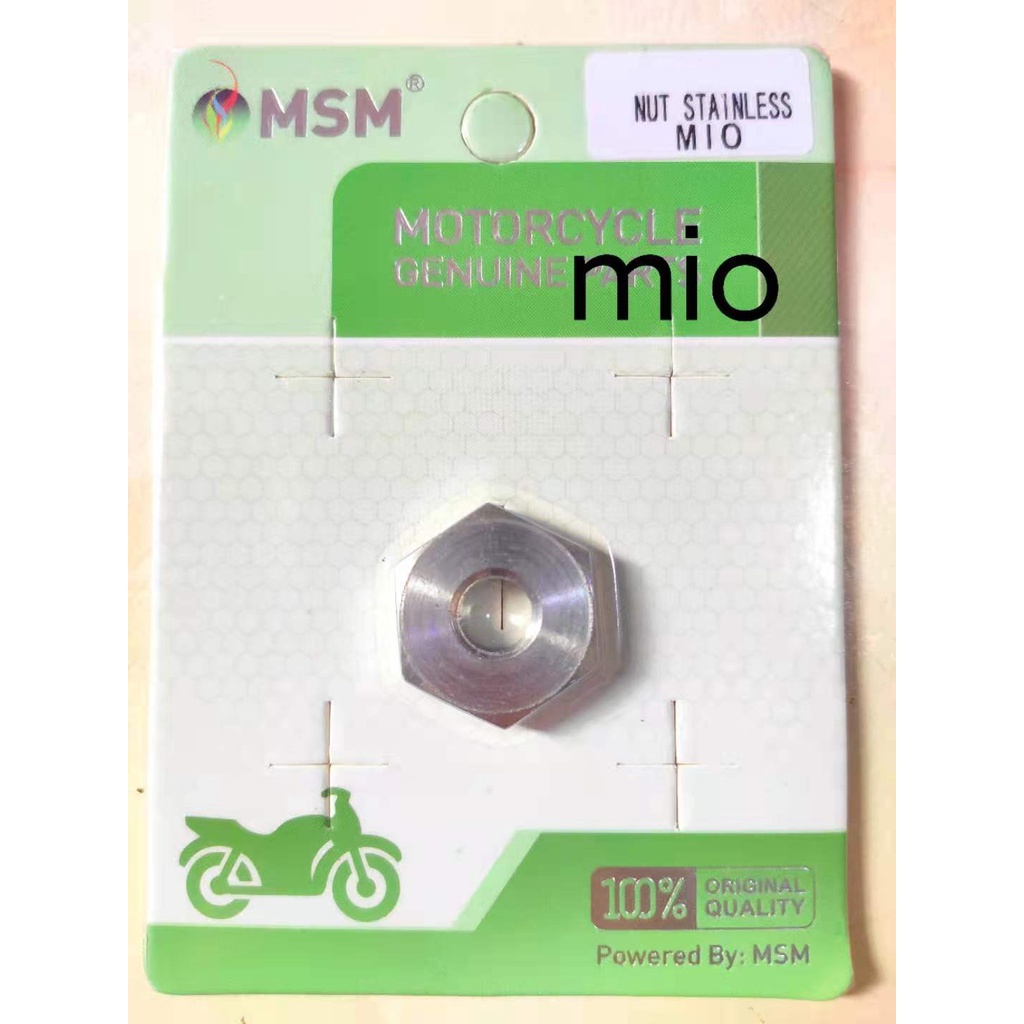 NUT STAINLESS FOR MIO | Shopee Philippines