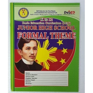 FORMAL THEME BOOK TAGALOG and ENGLISH - Best Prices and Online Promos ...