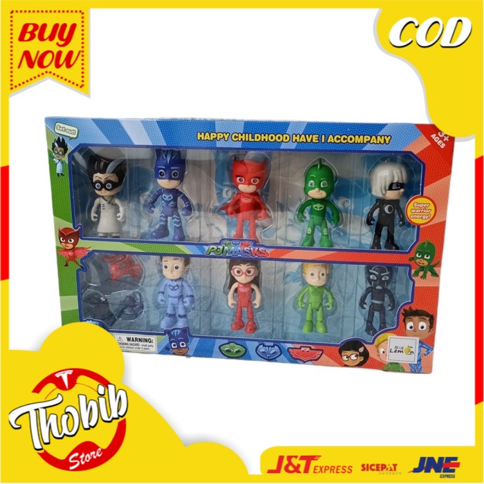 PJ MASKS Pjmask Toy Masks Figure Set Of 9 - Pjmask Robot Toy Pjmasks ...