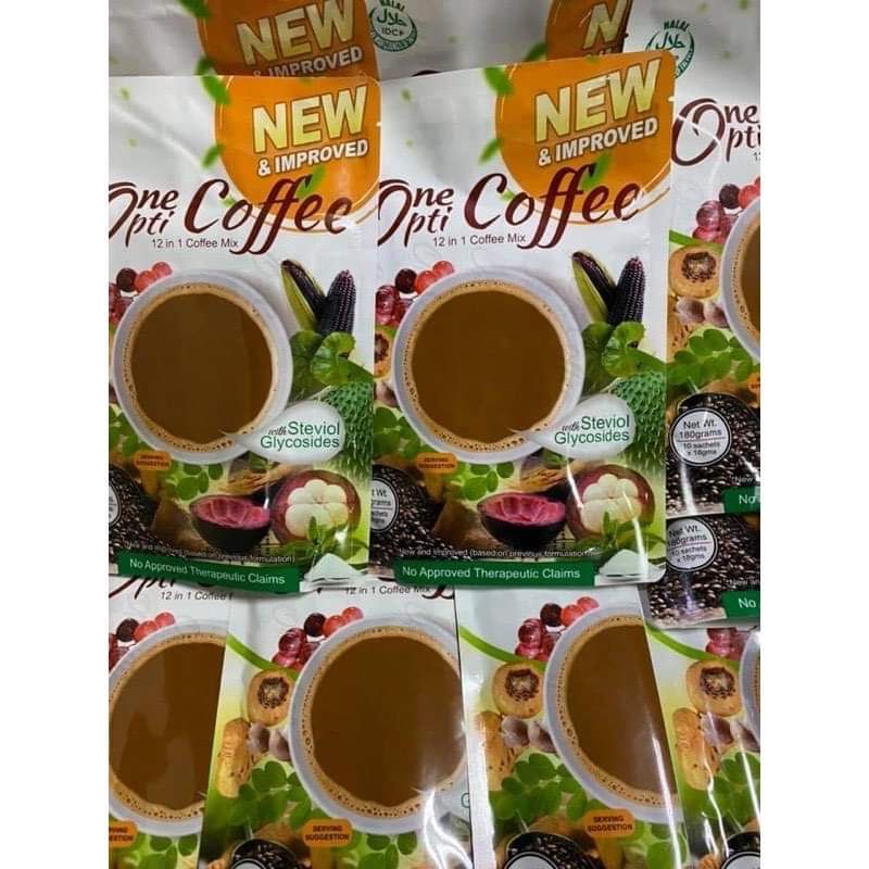 One Opti Coffee 12 in 1 mix!! 10 sachets !! ORIGINAL!! | Shopee Philippines