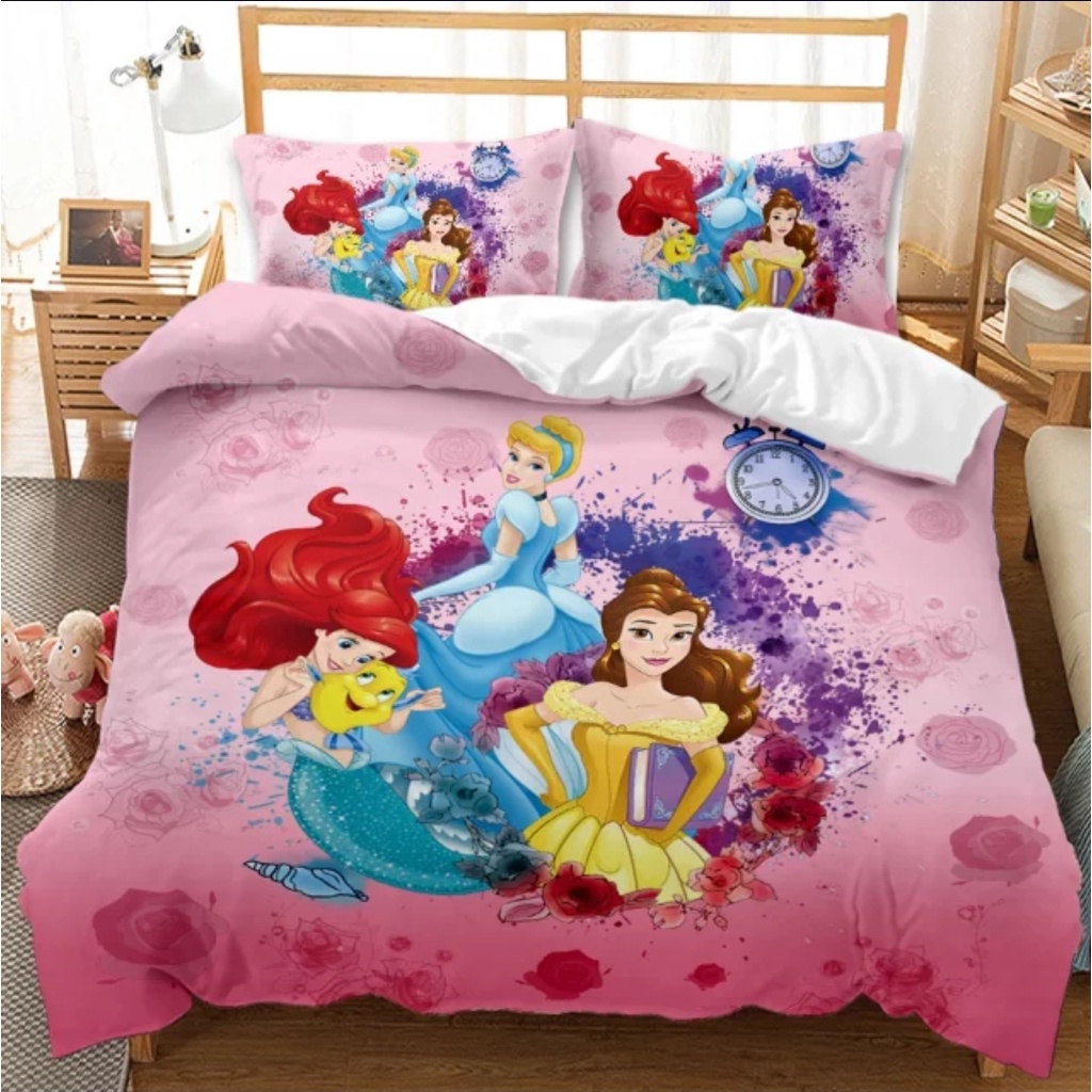Disney Princess Duvet Cover Set (CHLOE'S FINDS) | Shopee Philippines