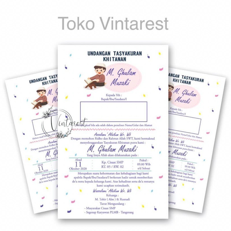 Invitation to Circumcision, Congratulations, Contemporary Circumcision ...