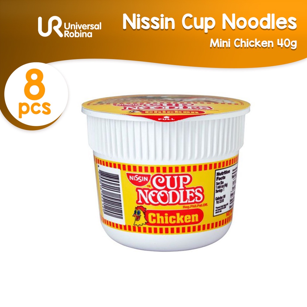 8 x Nissin Cup Noodles Mini Chicken (40g) | Shopee Philippines