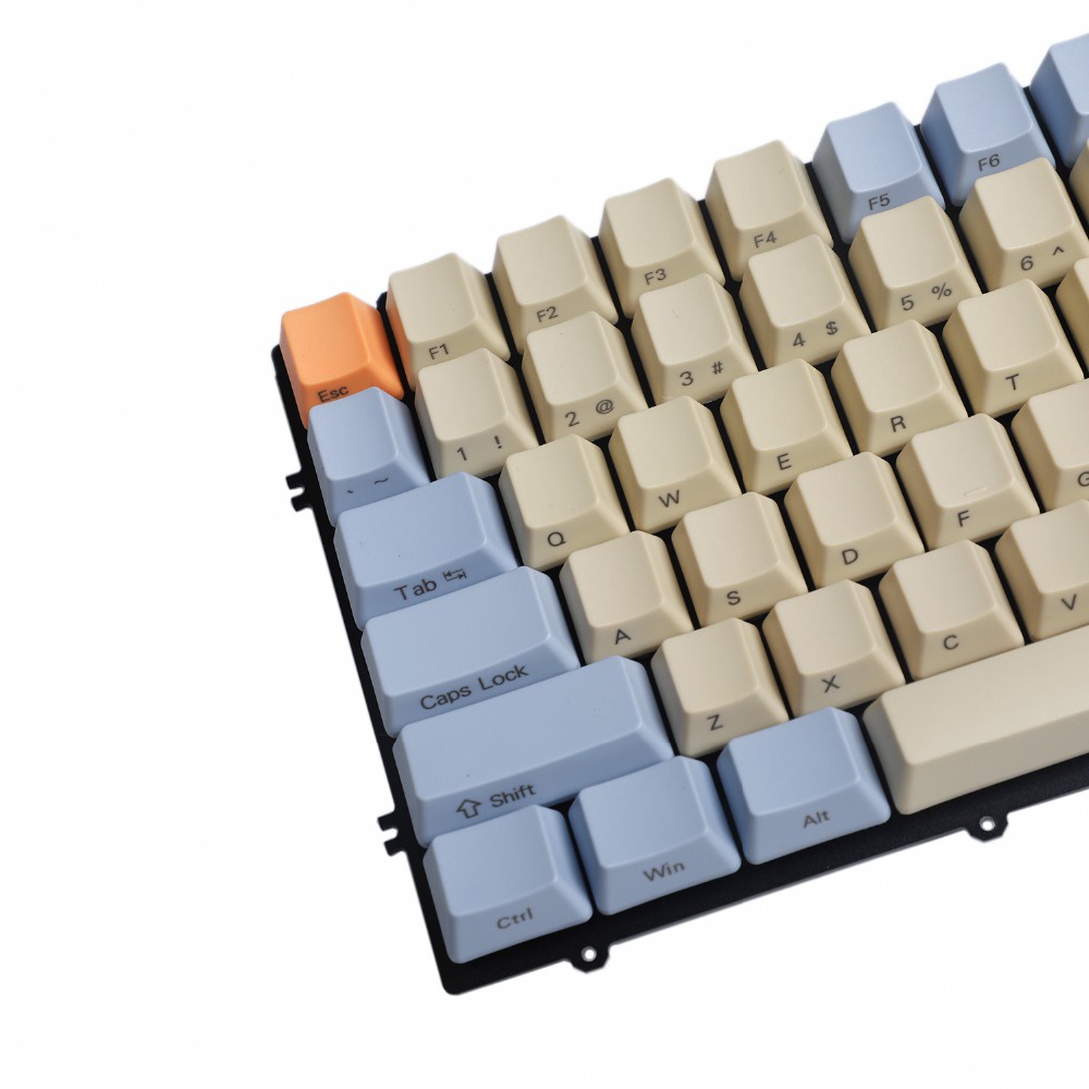 YMDK 125 Keys Side Printed ANSI ISO OEM Profile Thick PBT Keycap For MX ...