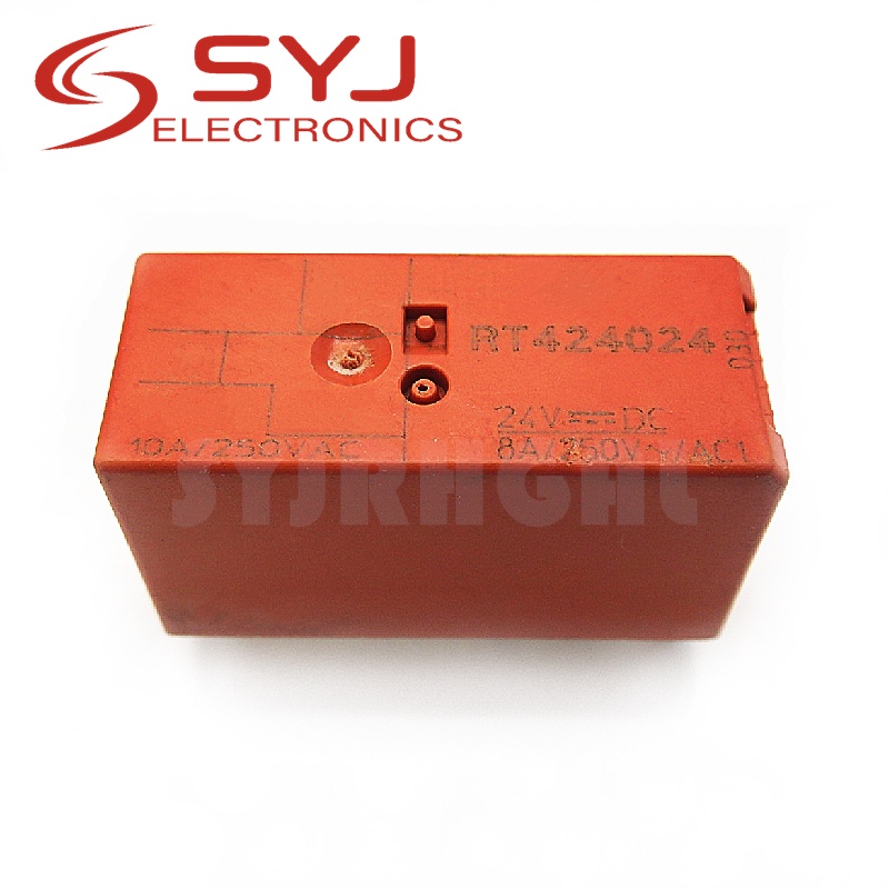 1 piece relay RT424024 24VDC RT424024A-24VDC 424024 24VDC DC24V 8PIN In ...