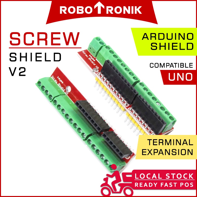 Screw Shield V2 - Terminal Expansion Board, Compatible Arduino UNO R3 | Shopee Philippines