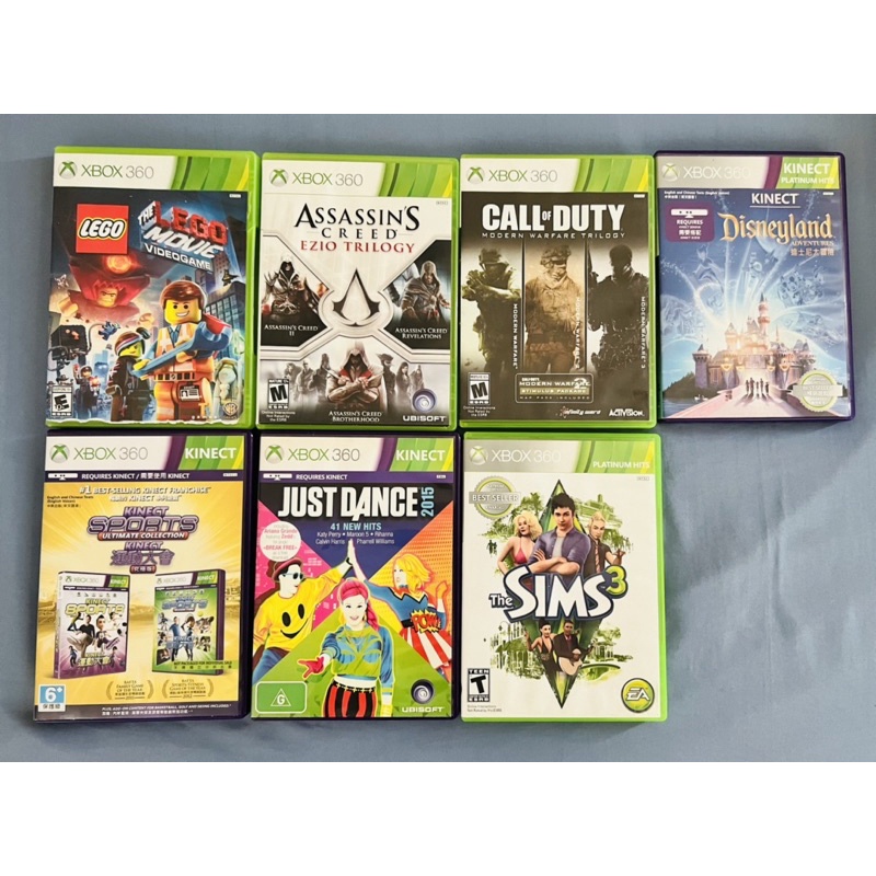 Xbox 360 Game Lego Assassins Creed Call of Duty Kinect Sports Just ...