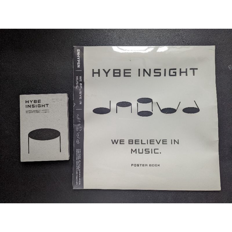 HYBE INSIGHT • ENHYPEN SEALED POSTCARD BOOK AND POSTER SET Heeseung ...