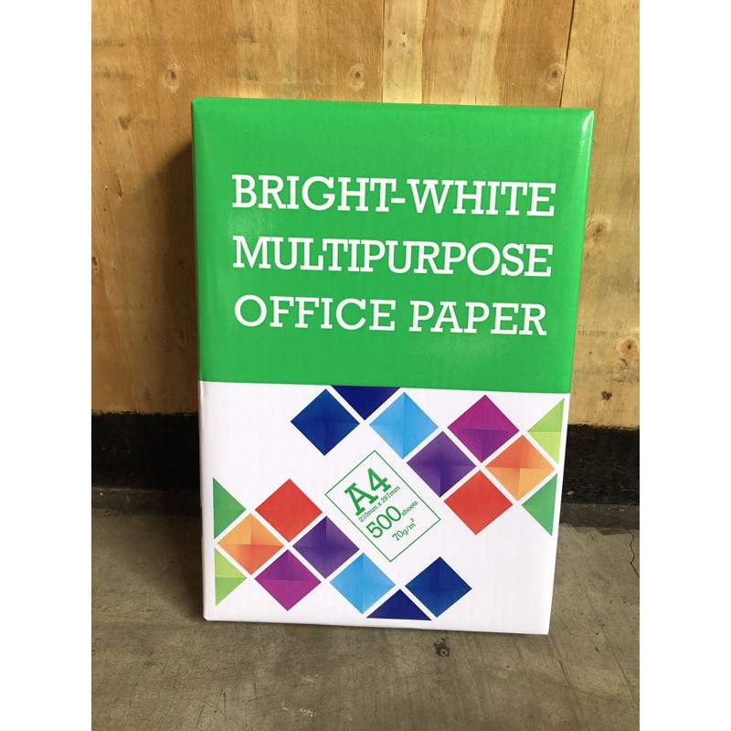 Bright White Bondpaper A4 70gsm 500 sheets | Shopee Philippines