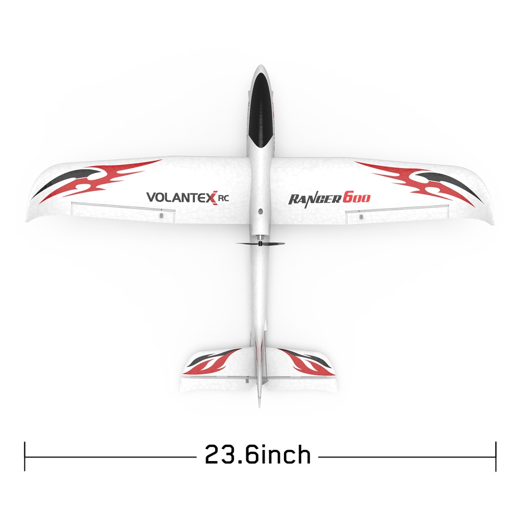 VOLANTEXRC RC Airplane Control EPP Foam 2.4GHz 3Channel Ranger600 Fixed ...