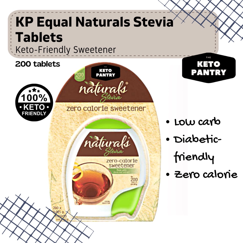 Keto Pantry Equal Naturals Stevia Tablets - 200 tablets per pack ...