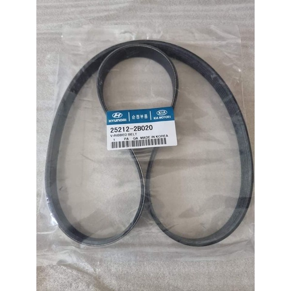 HYUNDAI Ribbed Belt 6PK1255 Accent (1pc) SKU: 25212-2B020 | Shopee ...