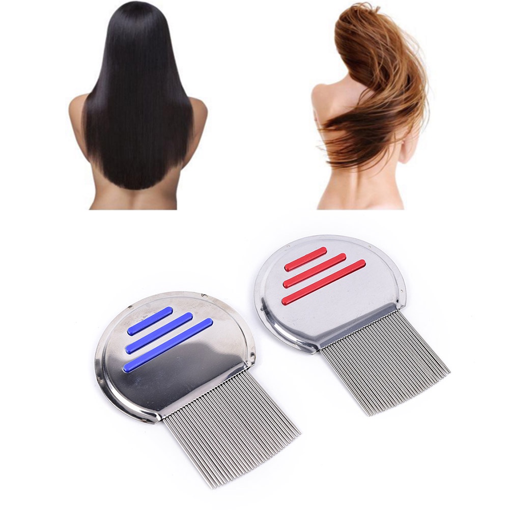 Stainless Steel Terminator Lice Comb Nit Free Kids Hair Rid Head lice ...