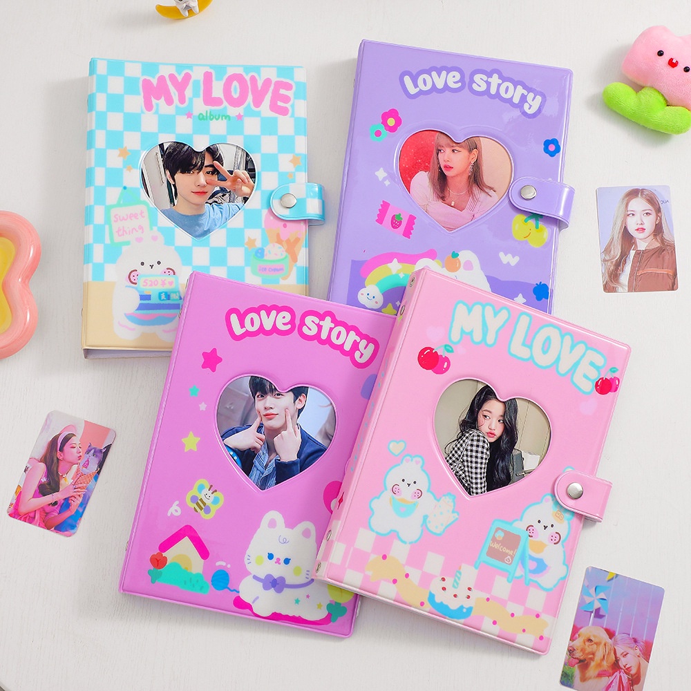 Korean A5 Binder Photocard Binder Zipper A5 6-hole Loose-leaf Notebook ...