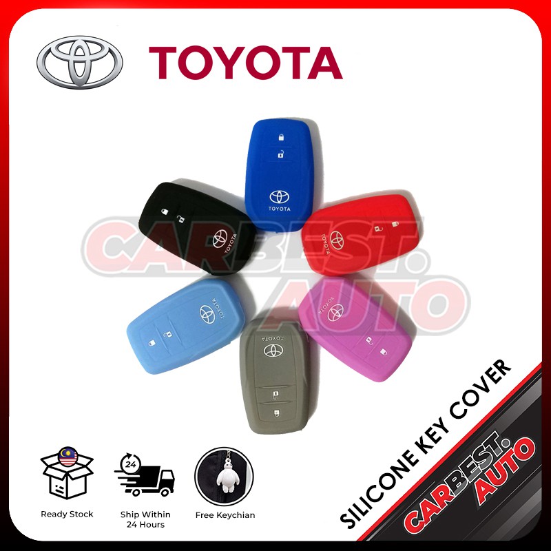 Toyota Hilux Revo Innova Fortuner Silicone Car Key Cover Car key ...