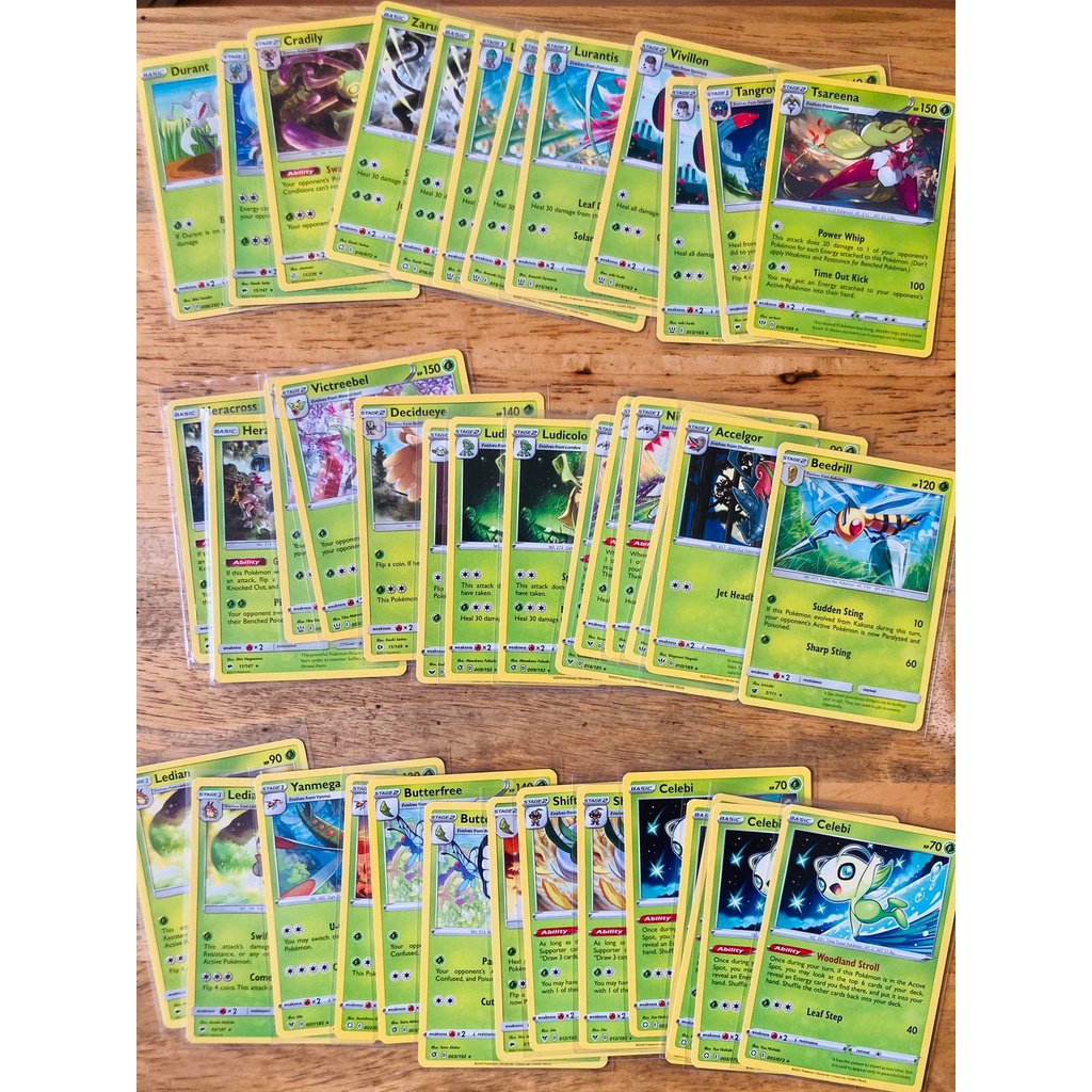 Rare Leaf / Grass Original Pokemon TCG Cards for SALE. Pokemon Trading ...