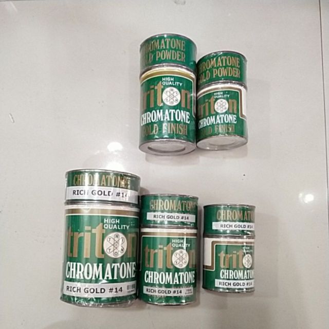Triton chromatone gold finish or rich gold | Shopee Philippines