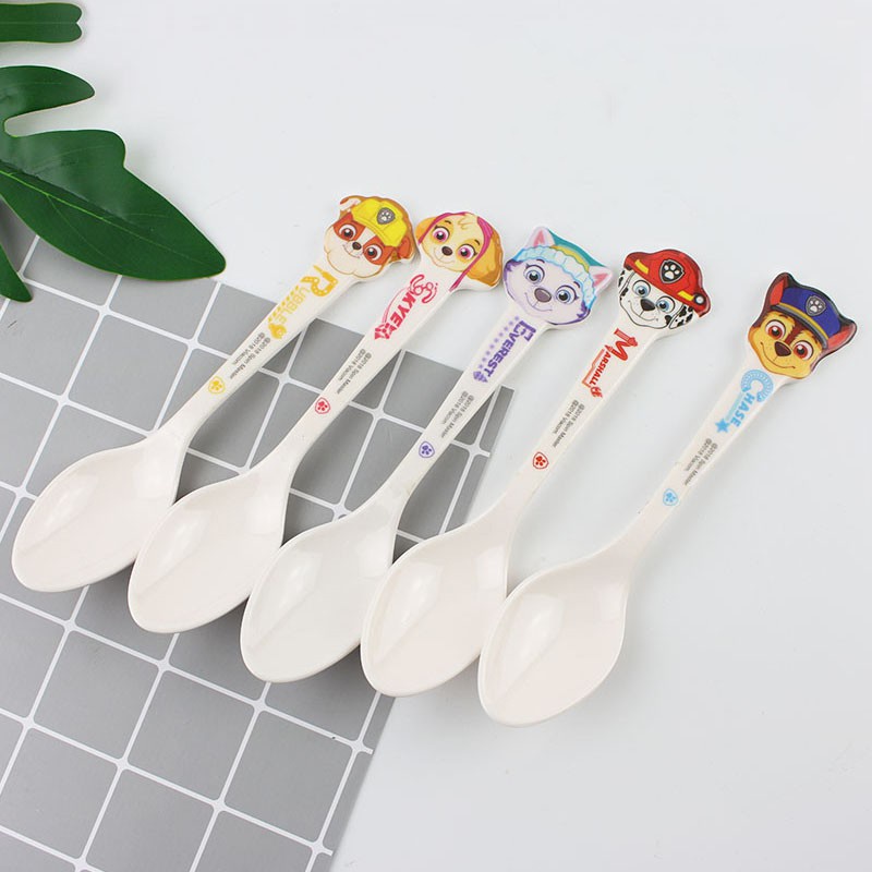 Paw Patrol Cute Cartoon Milk Spoon Shatter-resistant Tableware Kids ...