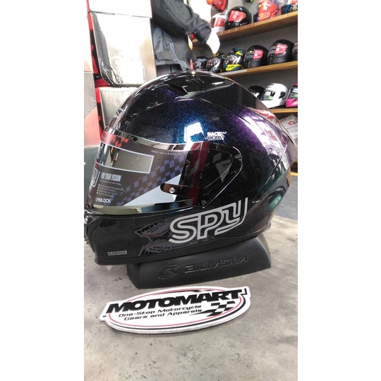 SPYDER HELMET HE STRIKE P-D 700C_SS (CHAMELEON BLUE SO) | Shopee ...