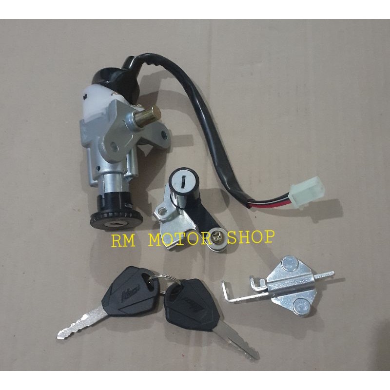 RUSI SC125 GALA / ROYAL IGNITION SWITCH SET / KEY SET (4 Wires ...