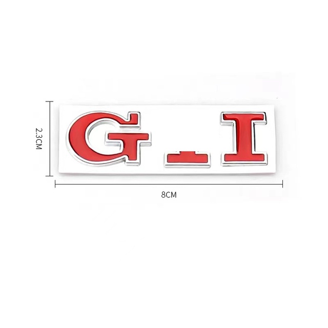 3D Metal Car GTI Logo Car Stickers Emblem Badge Decals for Volkswagen ...