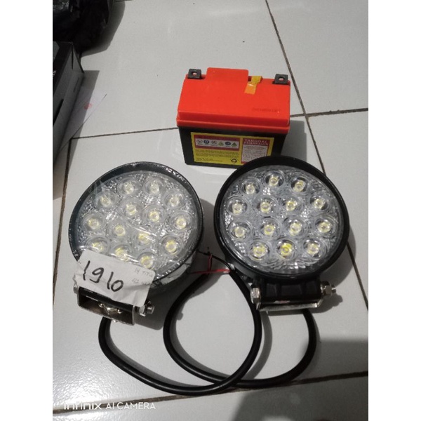 Pair Of 14 Point 42 watt Shooting Lights off-road jeep Models Heavy ...