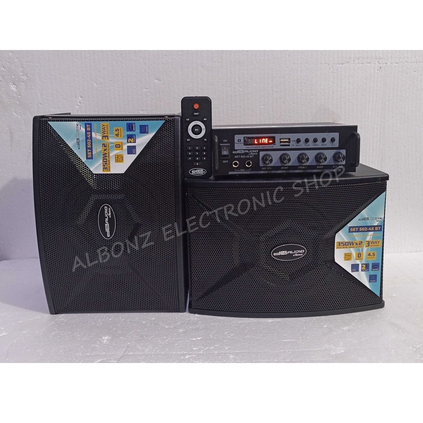 DB Audio Set 502-45 BT Speaker Set with Amplifier | Shopee Philippines